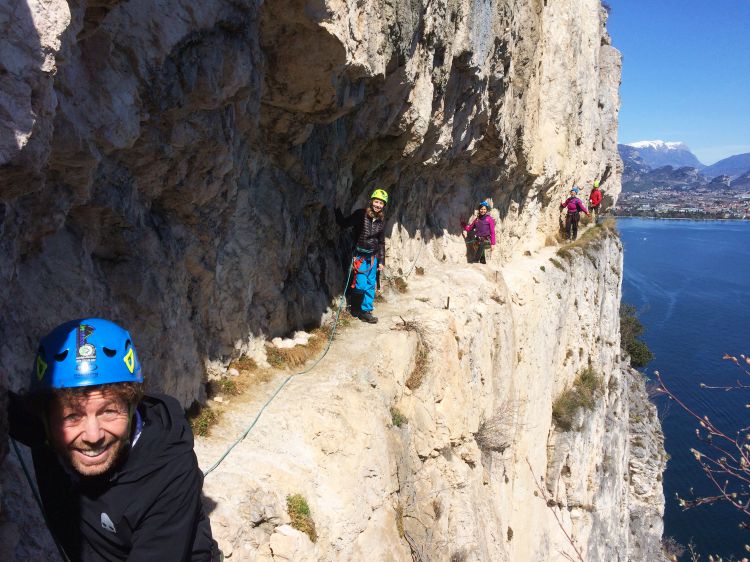 AdventureTickets.nl | Via Ferrata Lake Terrace Route - Riva del Garda ...