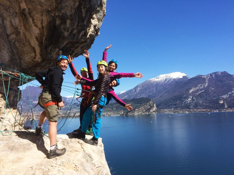 AdventureTickets.nl | Via Ferrata Lake Terrace Route - Riva del Garda ...
